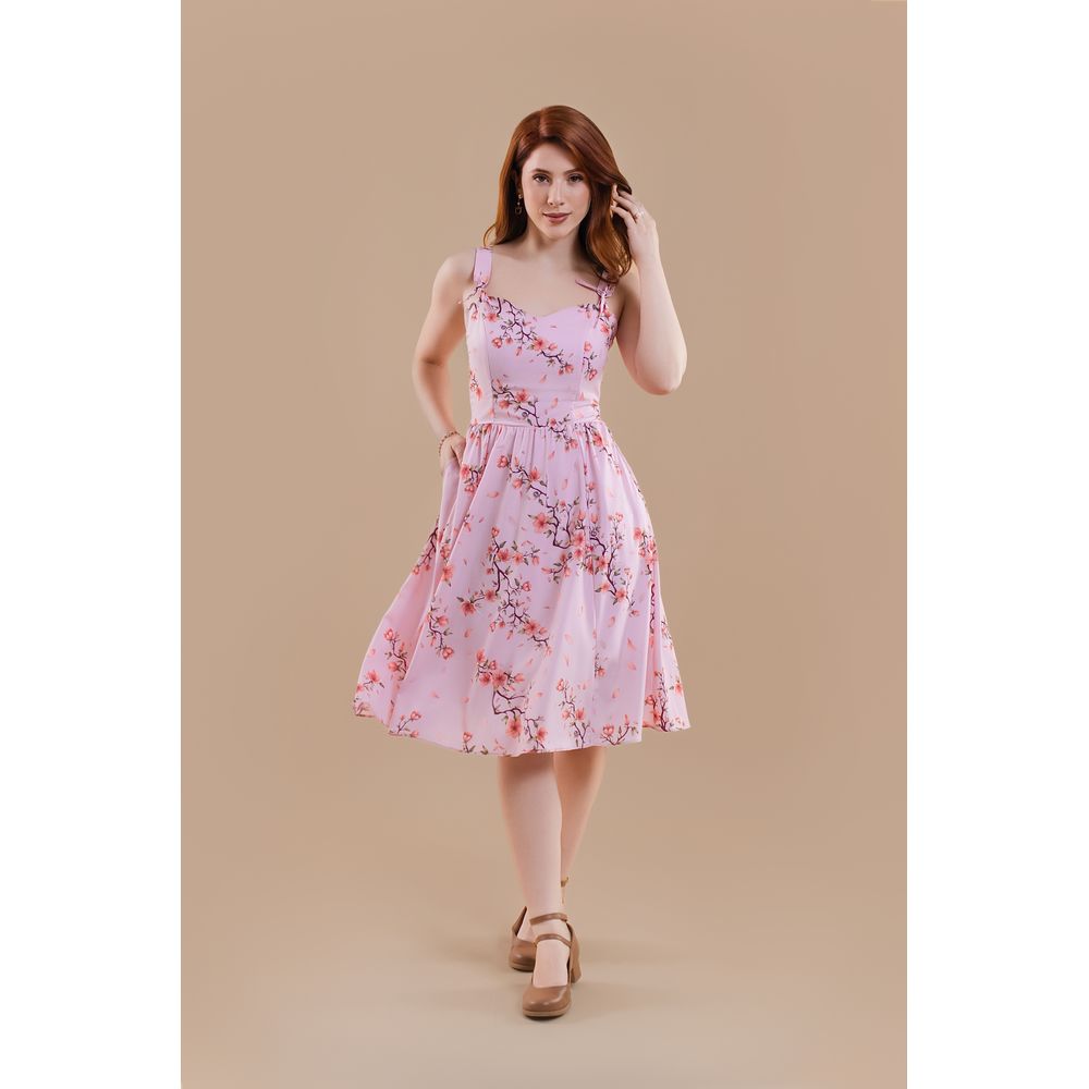 Vestido Chanel Chihiro - Rose - Toda Frida