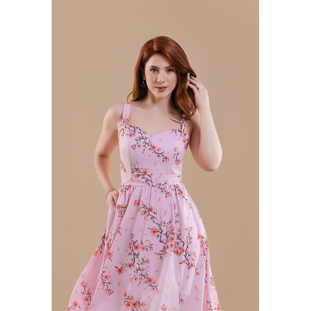 Vestido Chanel Chihiro - Rose - Toda Frida